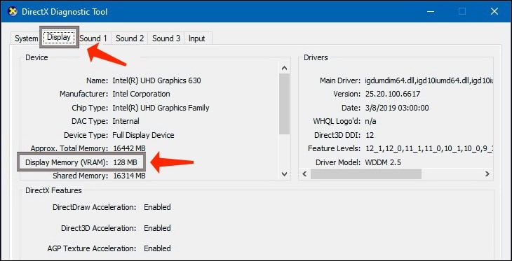 Check VRAM on Windows 10 — How To Fix Guide