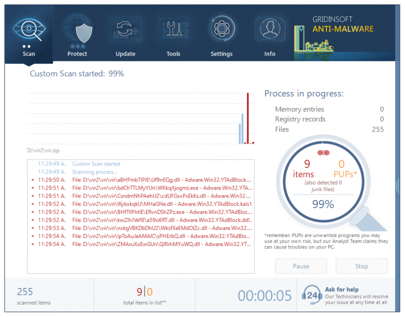 What is the potentially unwanted program and how to remove it?