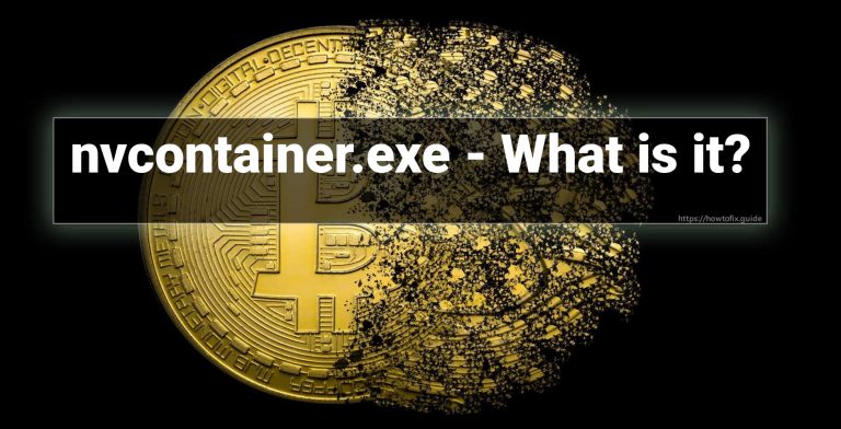 nvcontainer.exe file. How to remove nvcontainer.exe? — How To Fix Guide