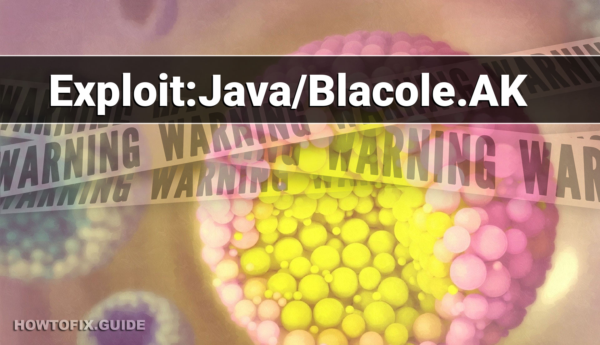 Exploit:Java/Blacole.AK — Virus Removal Guide