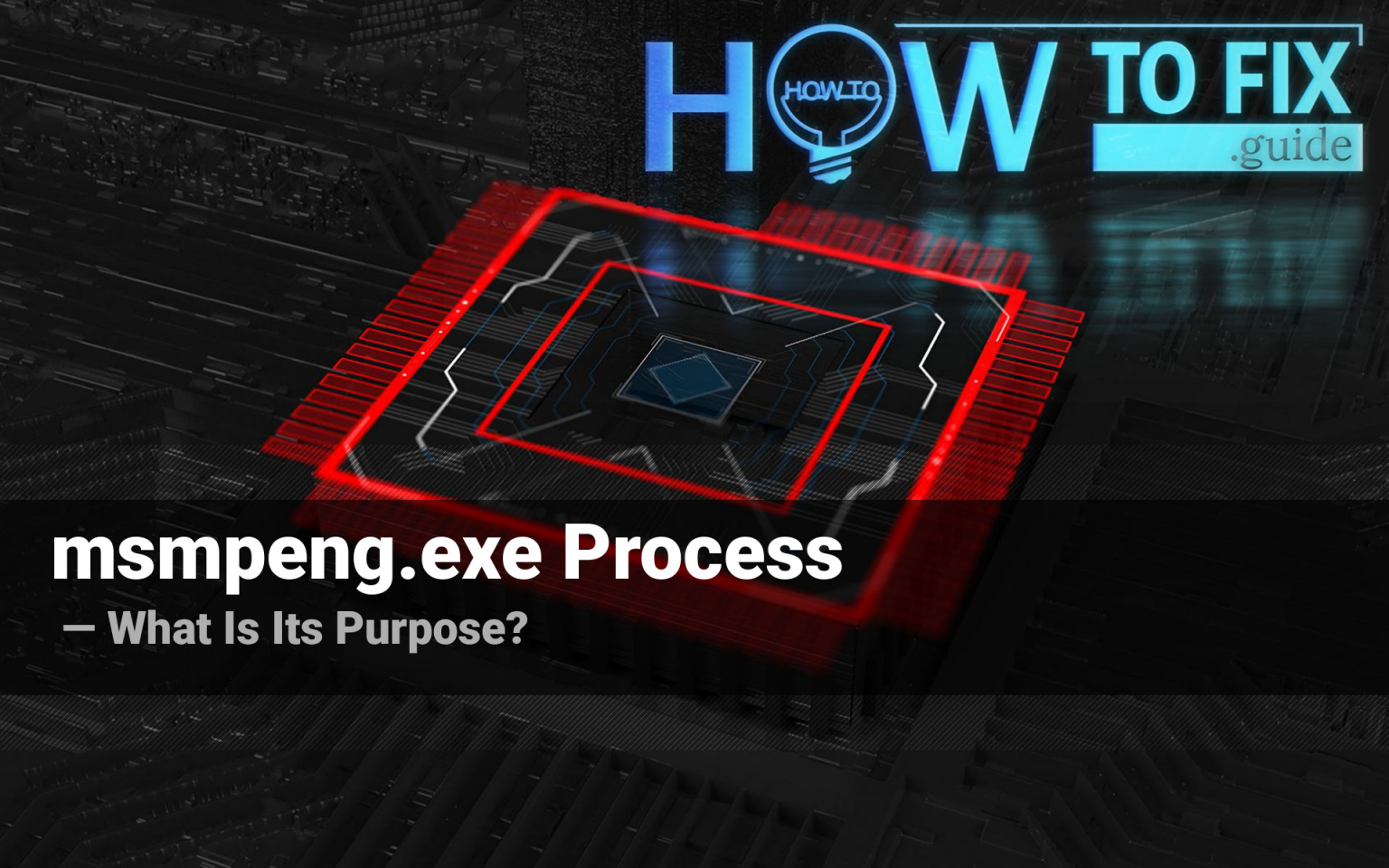 MsMpEng.exe high CPU usage on computer — How To Fix Guide