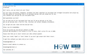 JHGN VIRUS (.jhgn FILE) RANSOMWARE — FIX & DECRYPT DATA