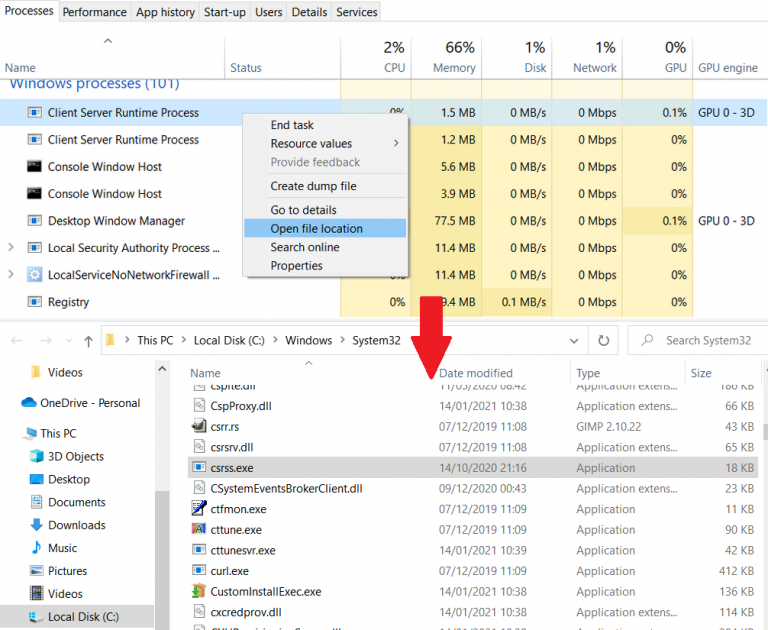 ClientServer Runtime Process. What is the Csrss exe process? — Tutorials