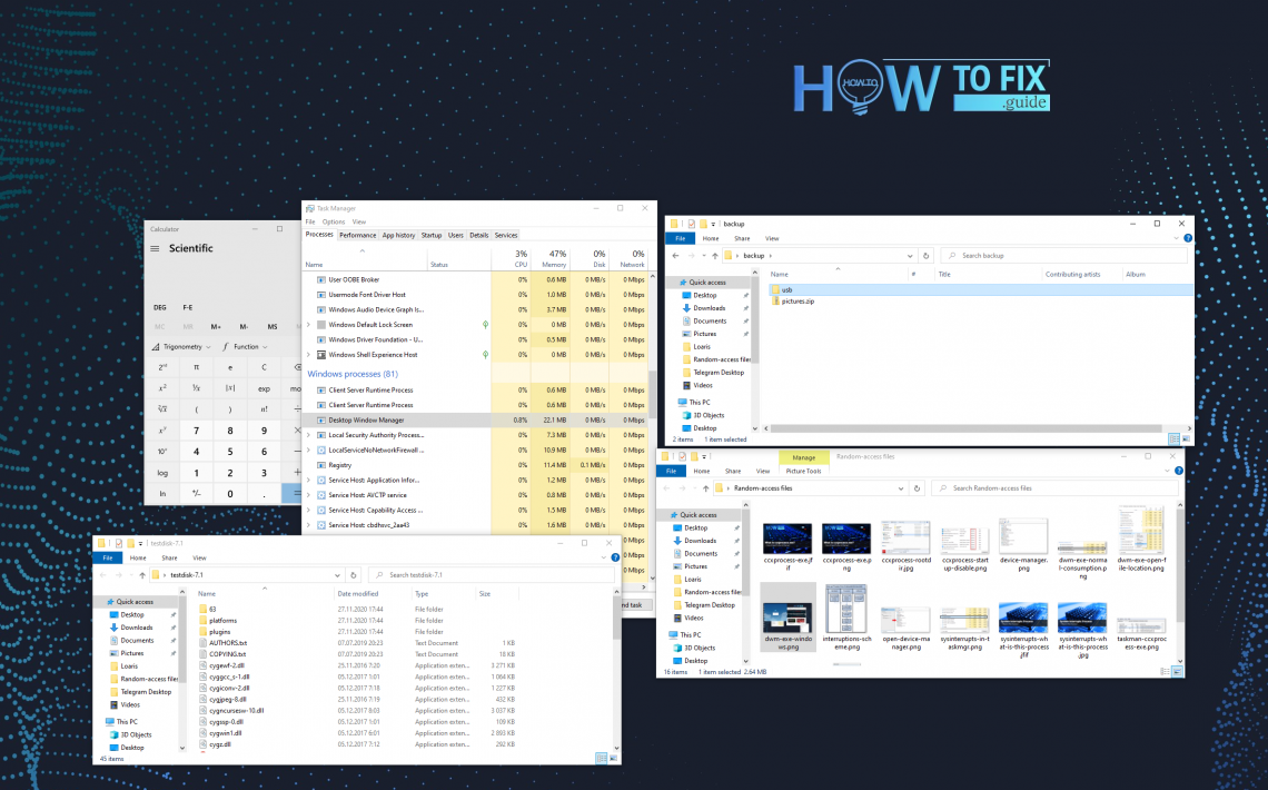 Desktop Window Manager (DWM.EXE). High CPU Or Memory Issue — How To Fix ...