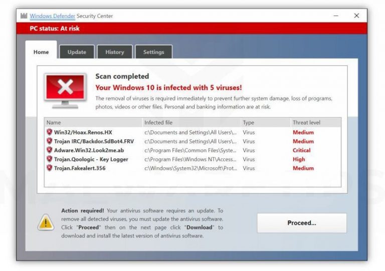 Viruses detected (5) pop-up. How do I get rid of virus notifications ...