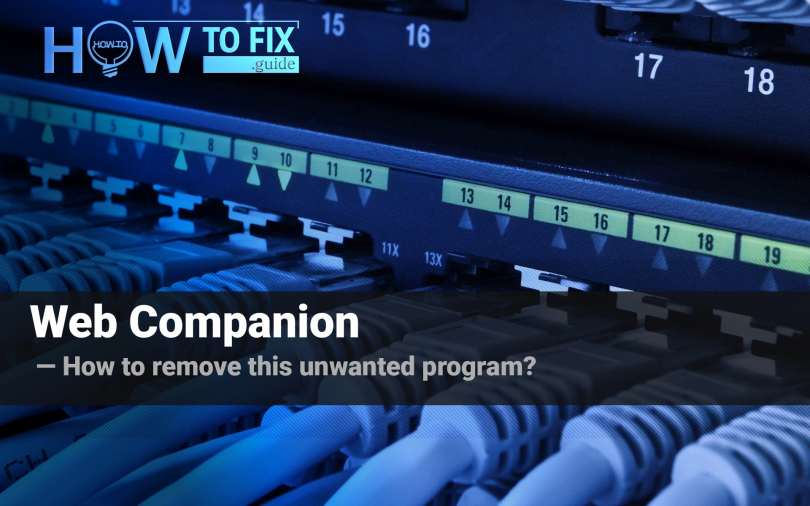 Web Companion removal instruction — How To Fix Guide