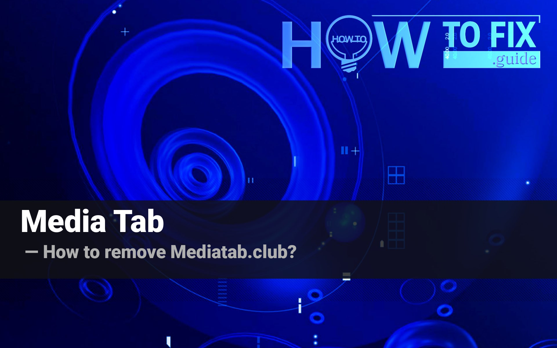 Remove Media Tab Redirect — How to Fix Guide