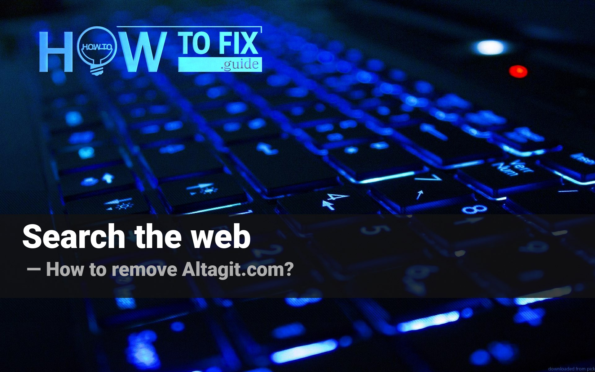 Remove Search the web Redirect — How to Fix Guide