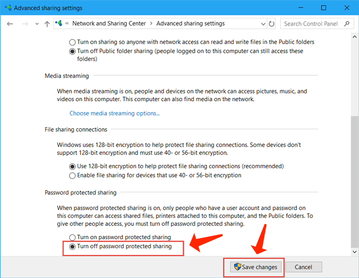 How to Enable Network Discovery and Configure Sharing Options in Windows 10