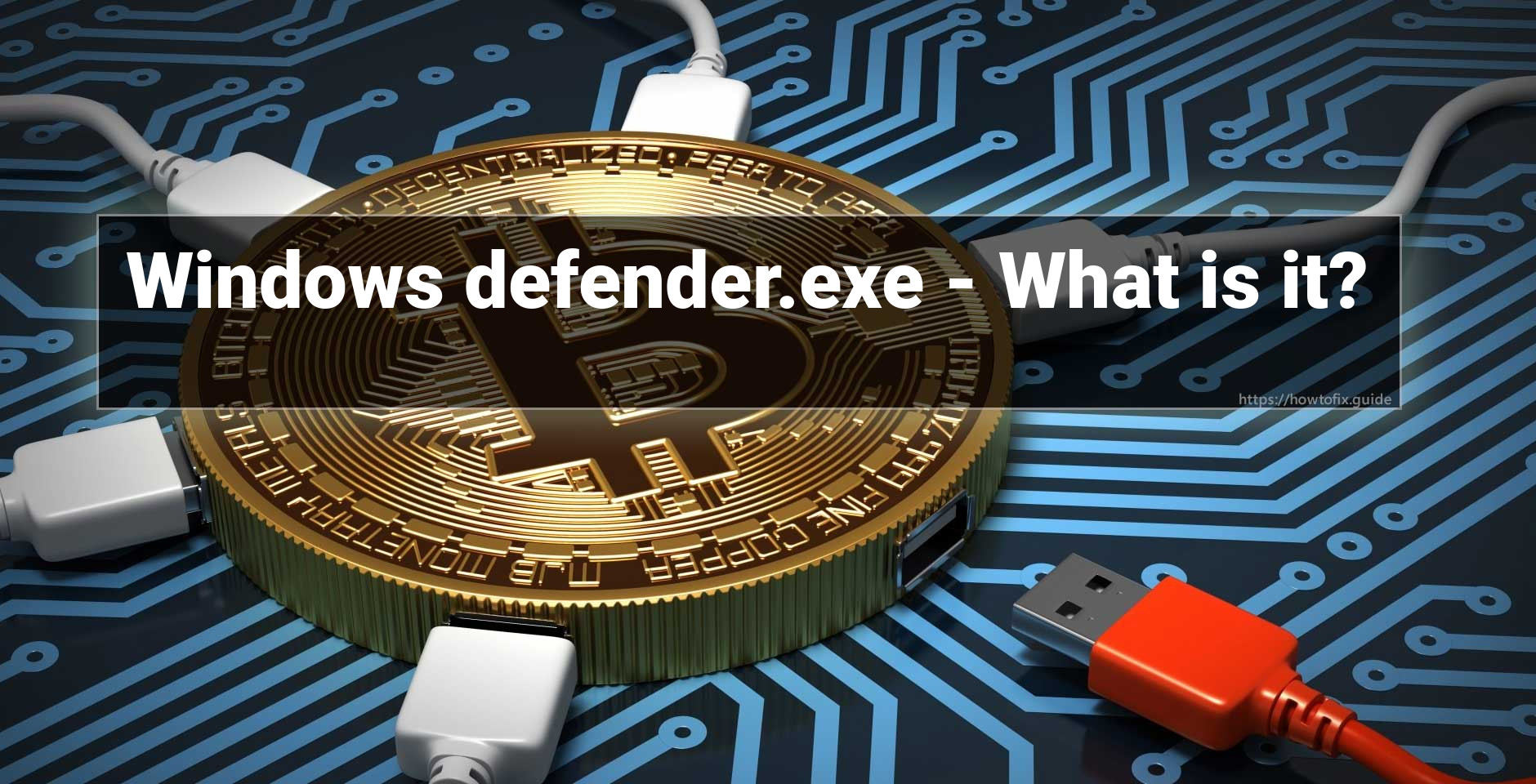 Windows defender.exe Virus ⛏️ (Coin Miner Trojan) Removal