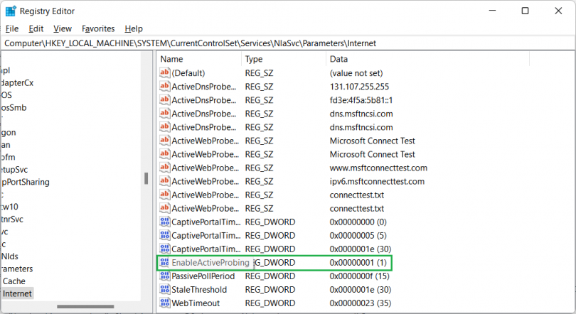 "Msftconnect redirect" error. Why it appears again and again?