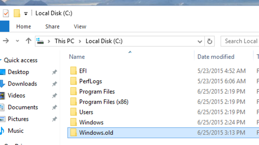Microsoft warns the files may remain after the Windows PC reset