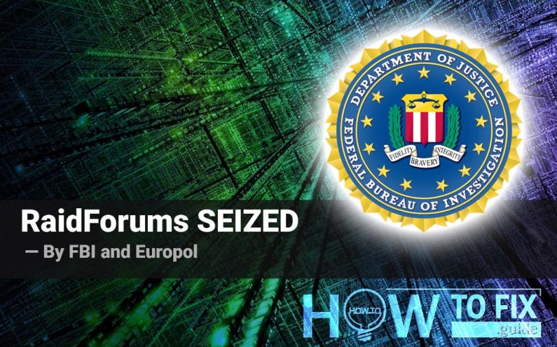 RaidForums Seized by a Joint Police Force