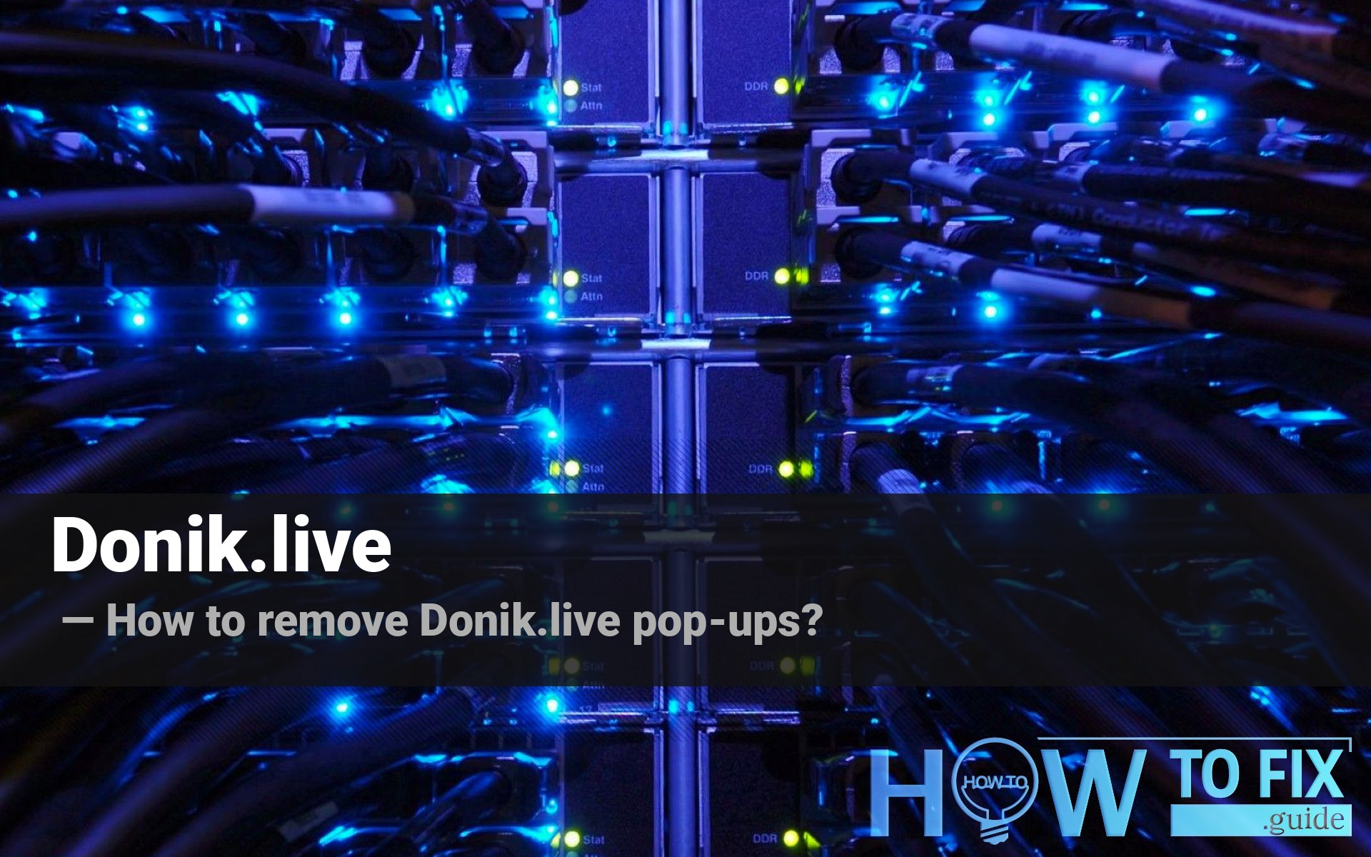 Remove Donik.live Pop-up Ads — How to Fix Gude
