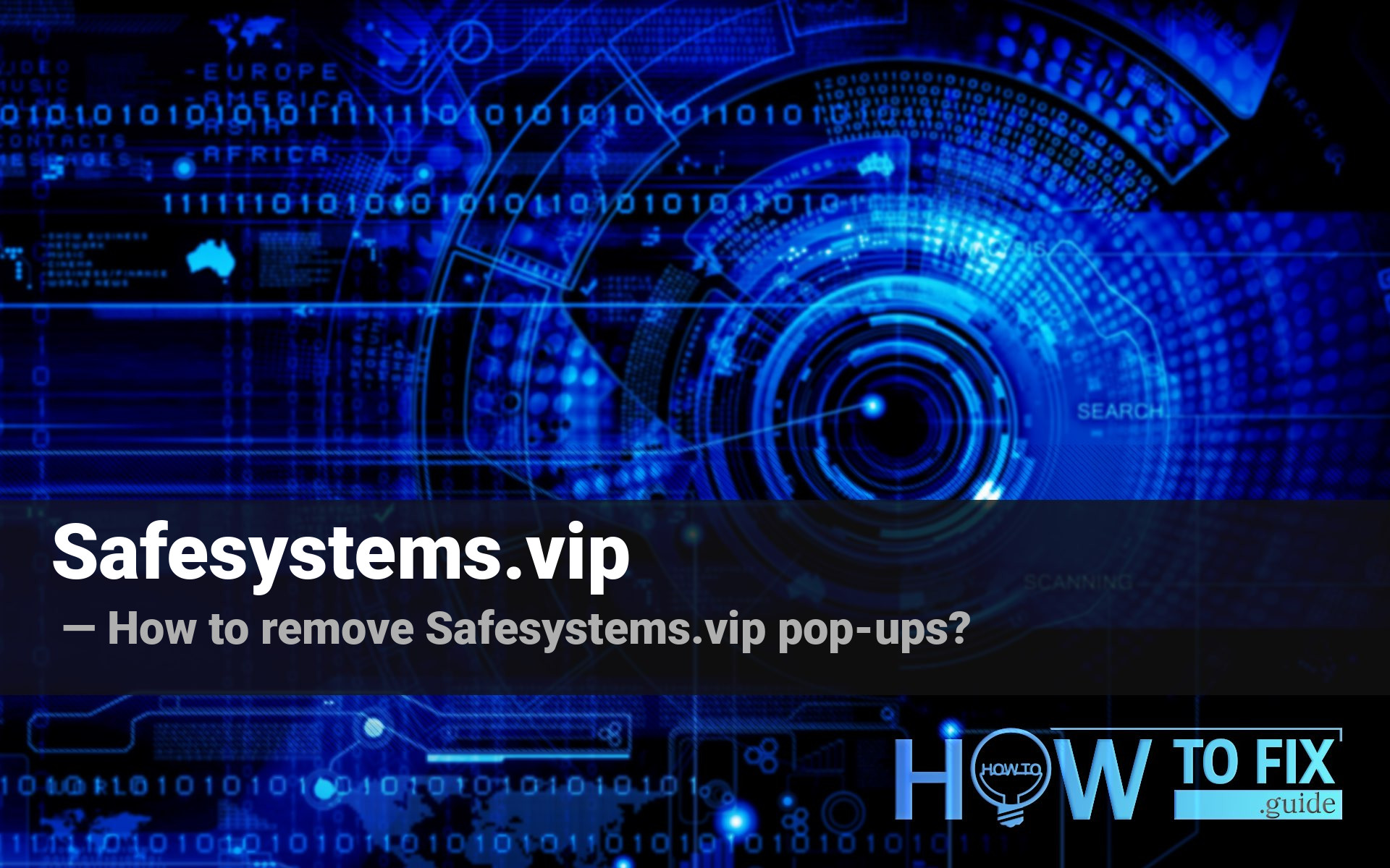 Remove Safesystems.vip Pop-up Ads — How to Fix Gude