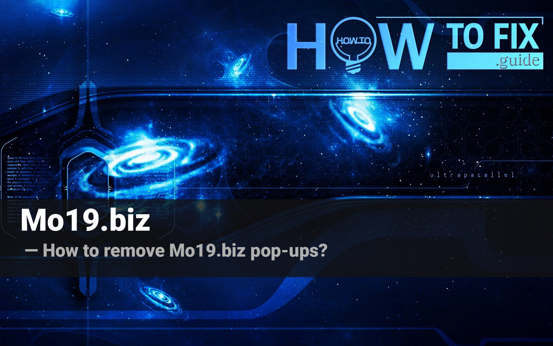 Remove Mo19.biz Pop-up Virus — How to Remove?