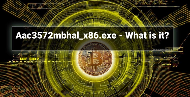Aac3572mbhal_x86.exe Virus ⛏️ (Coin Miner Trojan) Removal