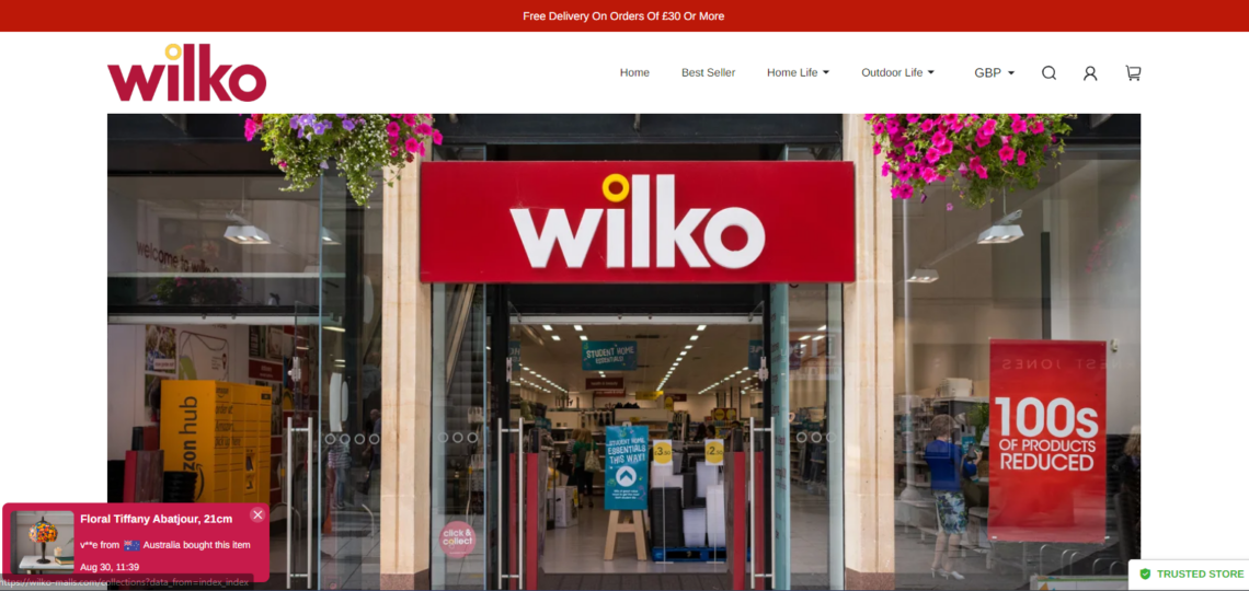 Wilko-malls.com Scam Store: A Fake Wilko Website