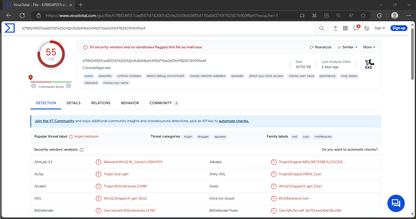 Atom Keylogger Malware Removal