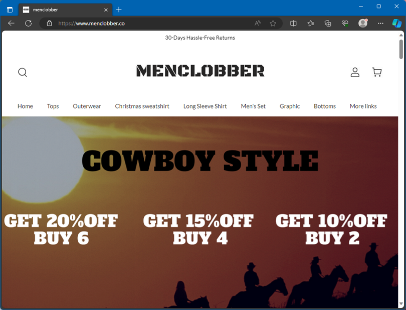 Menclobber.co Review: A Fake Store You Should Avoid
