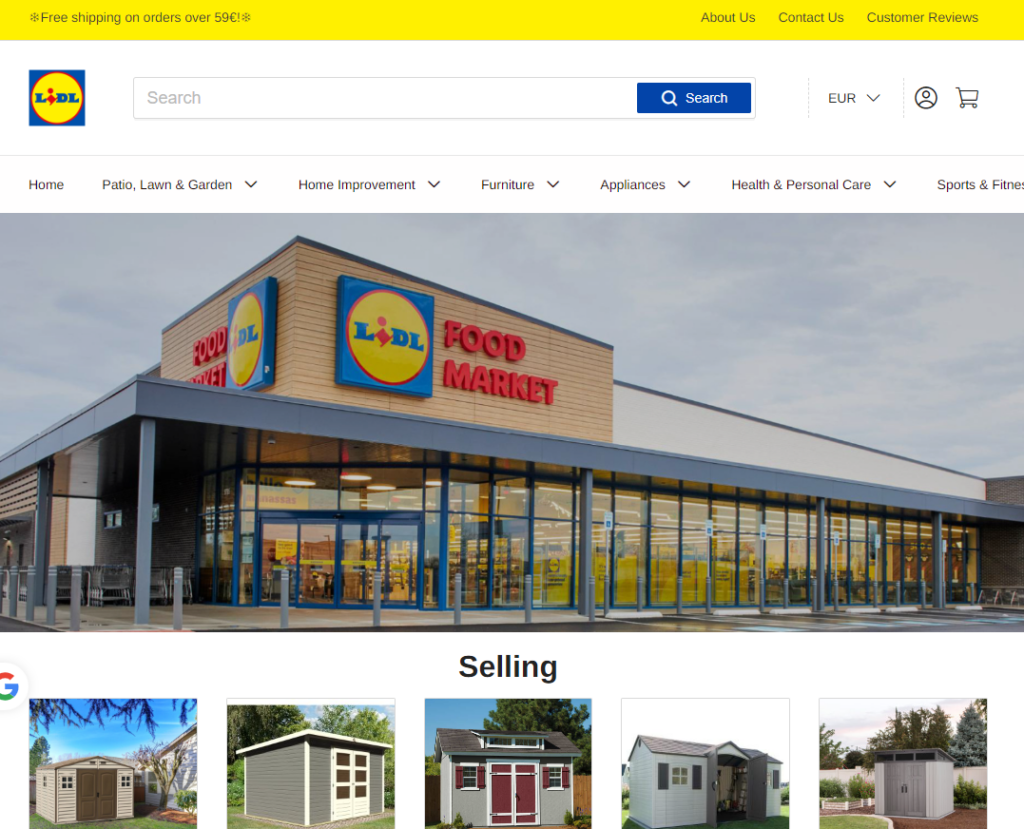 Lidlfactorystore.com Scam Store: A Fake Lidl Website