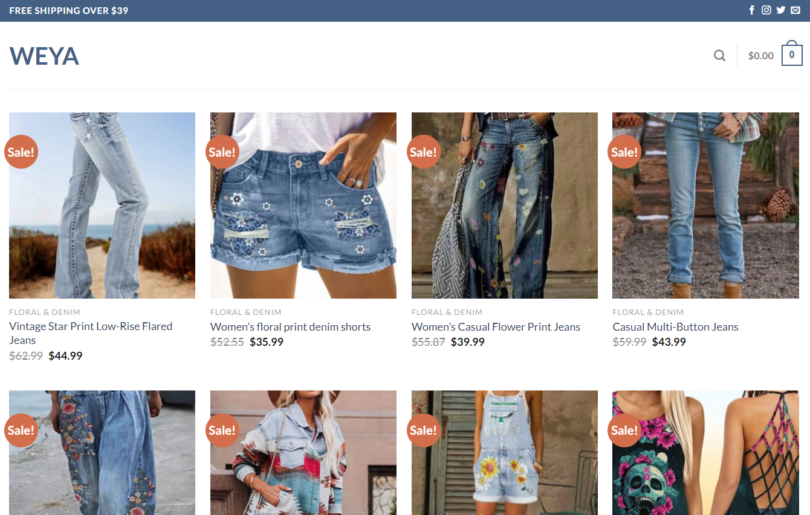 Weya.shop Review: Avoid Scam Website at All Costs